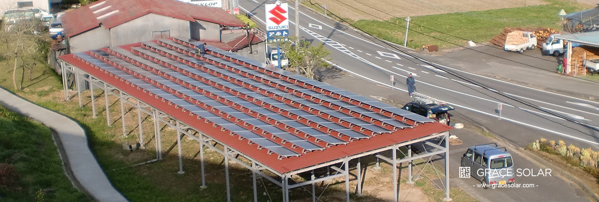 grace solar roof pv mounting system